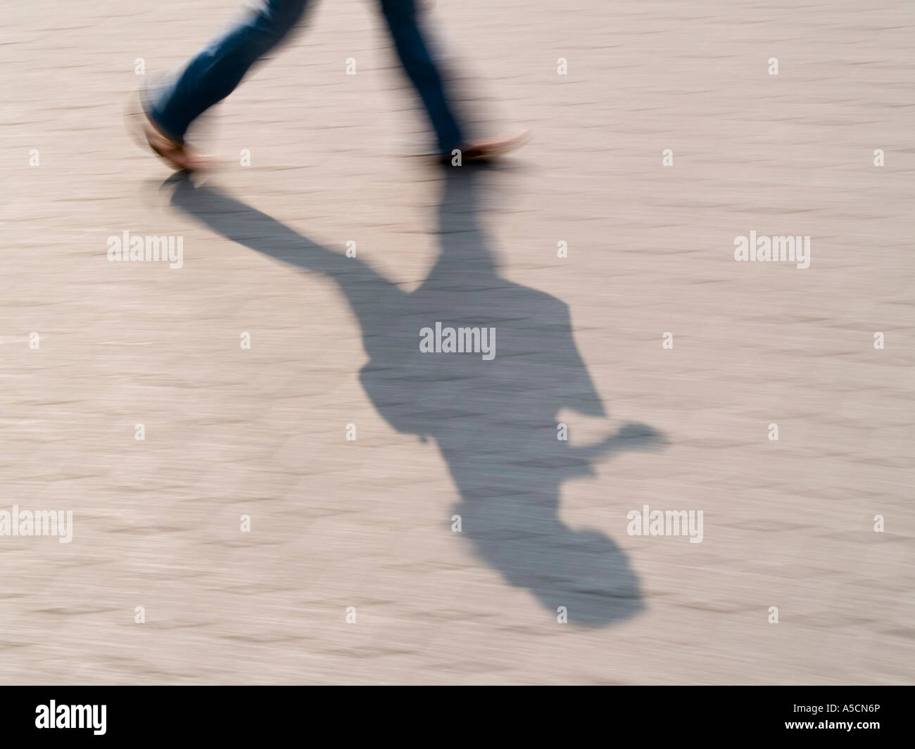 Shadows of people exercising Stock Photo - Alamy