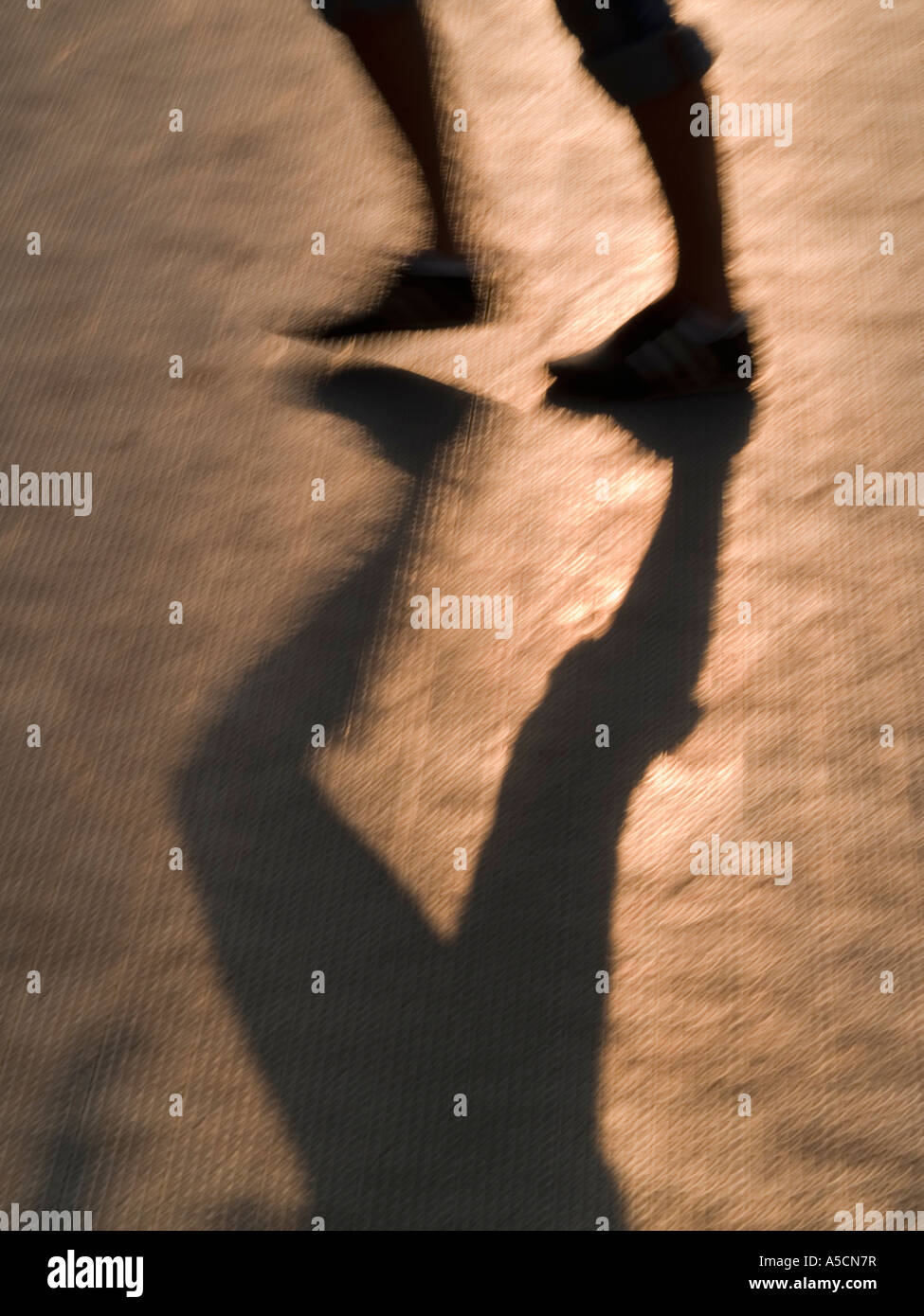 Shadows of people exercising Stock Photo - Alamy