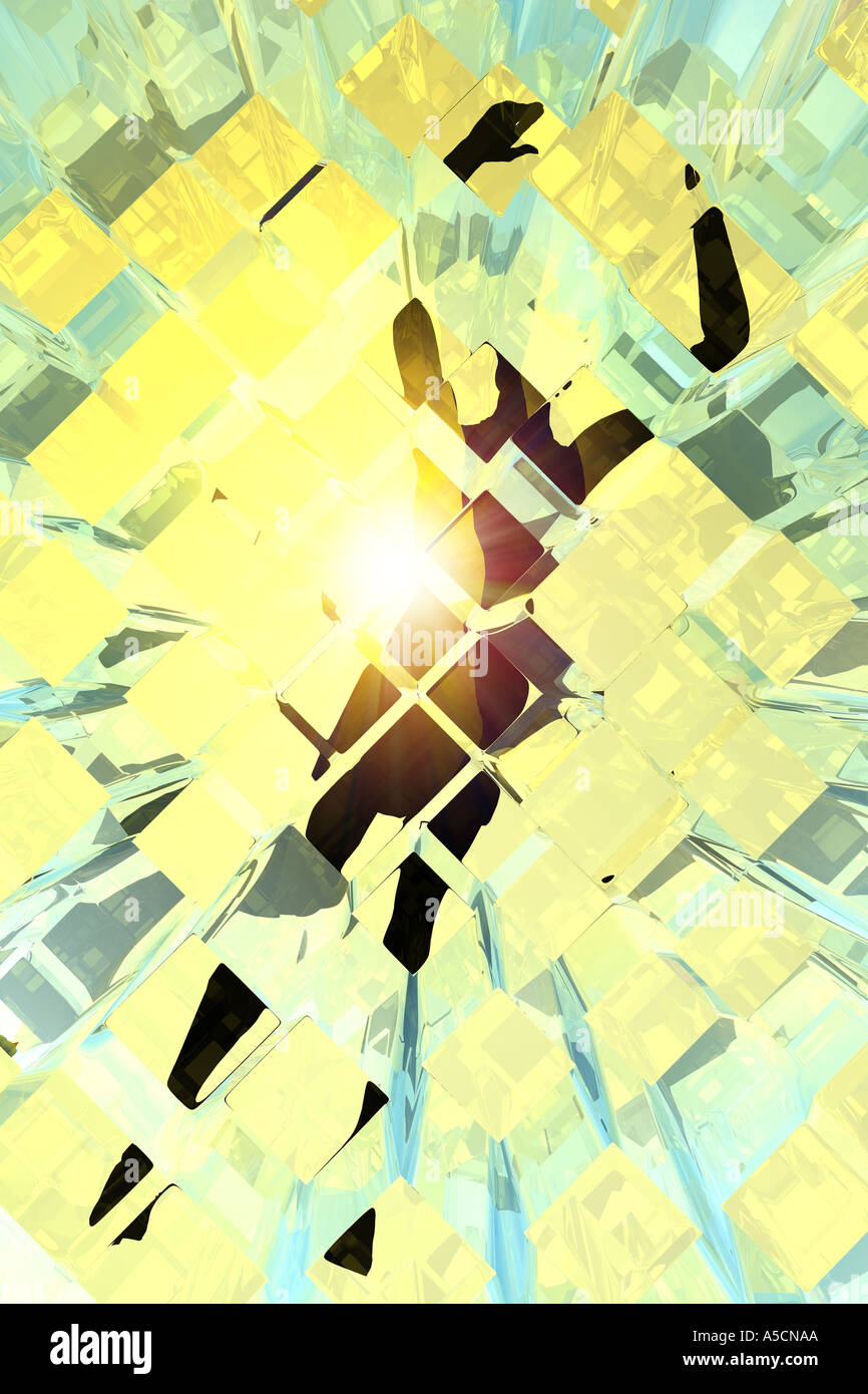 Breaking through glass hi-res stock photography and images - Alamy