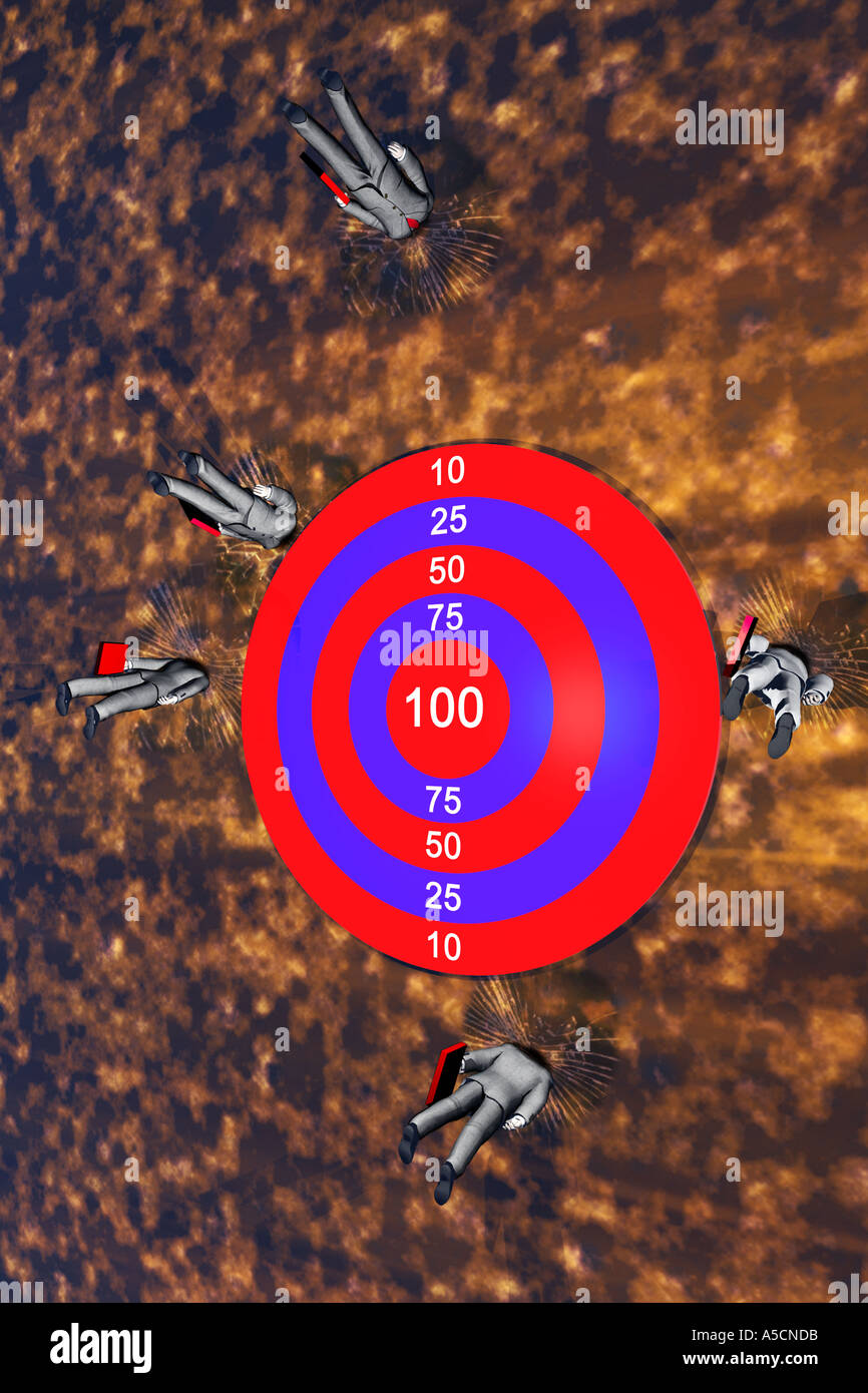 Missing the target Stock Photo - Alamy