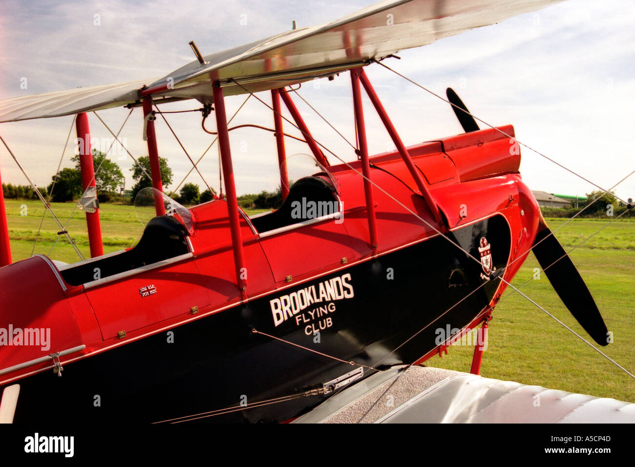 Beautifully restored De Havilland Gipsy Moth aircraft Stock Photo - Alamy