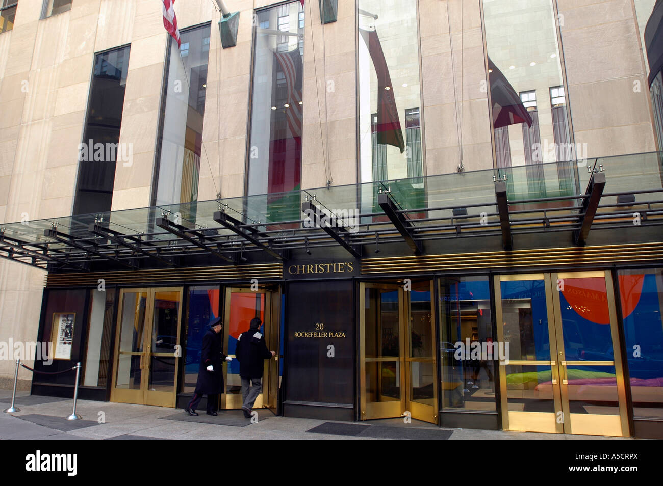 Christie s Auction House in Rockefeller Center Stock Photo - Alamy