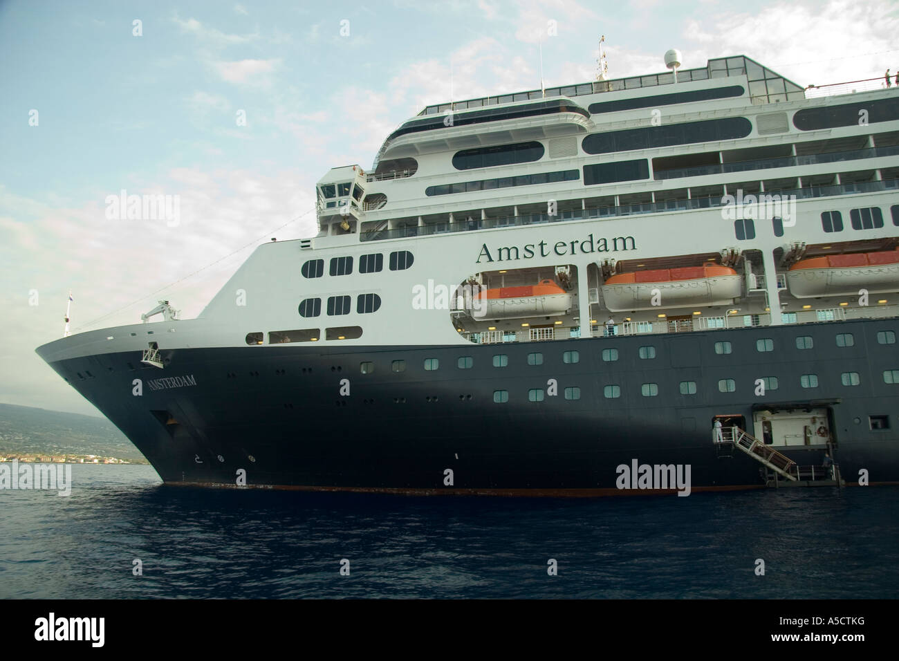 Views on board the Holland America ms Amsterdam Stock Photo - Alamy