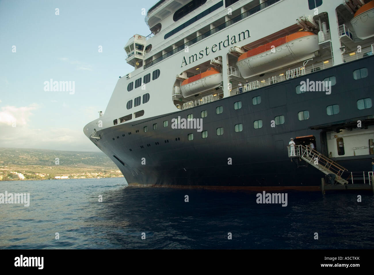 Views on board the Holland America ms Amsterdam Stock Photo - Alamy