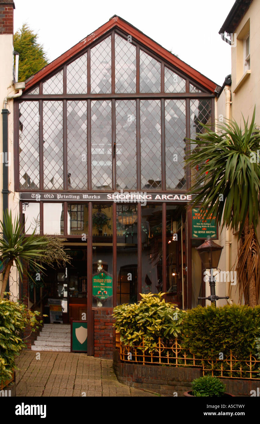 Shopping arcade arundel hi-res stock photography and images - Alamy