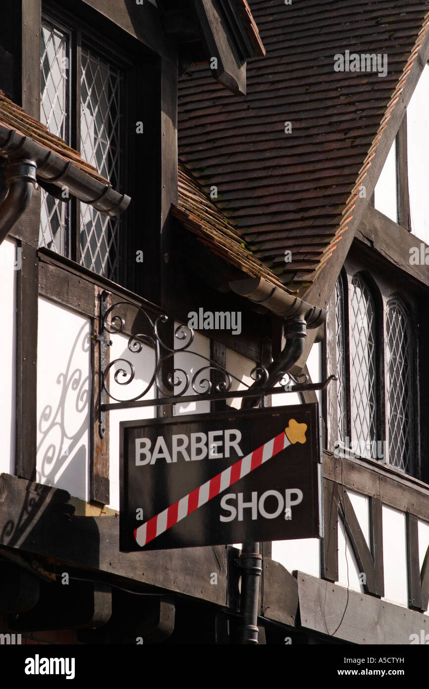 Barber shop sign illustration hi-res stock photography and images - Alamy