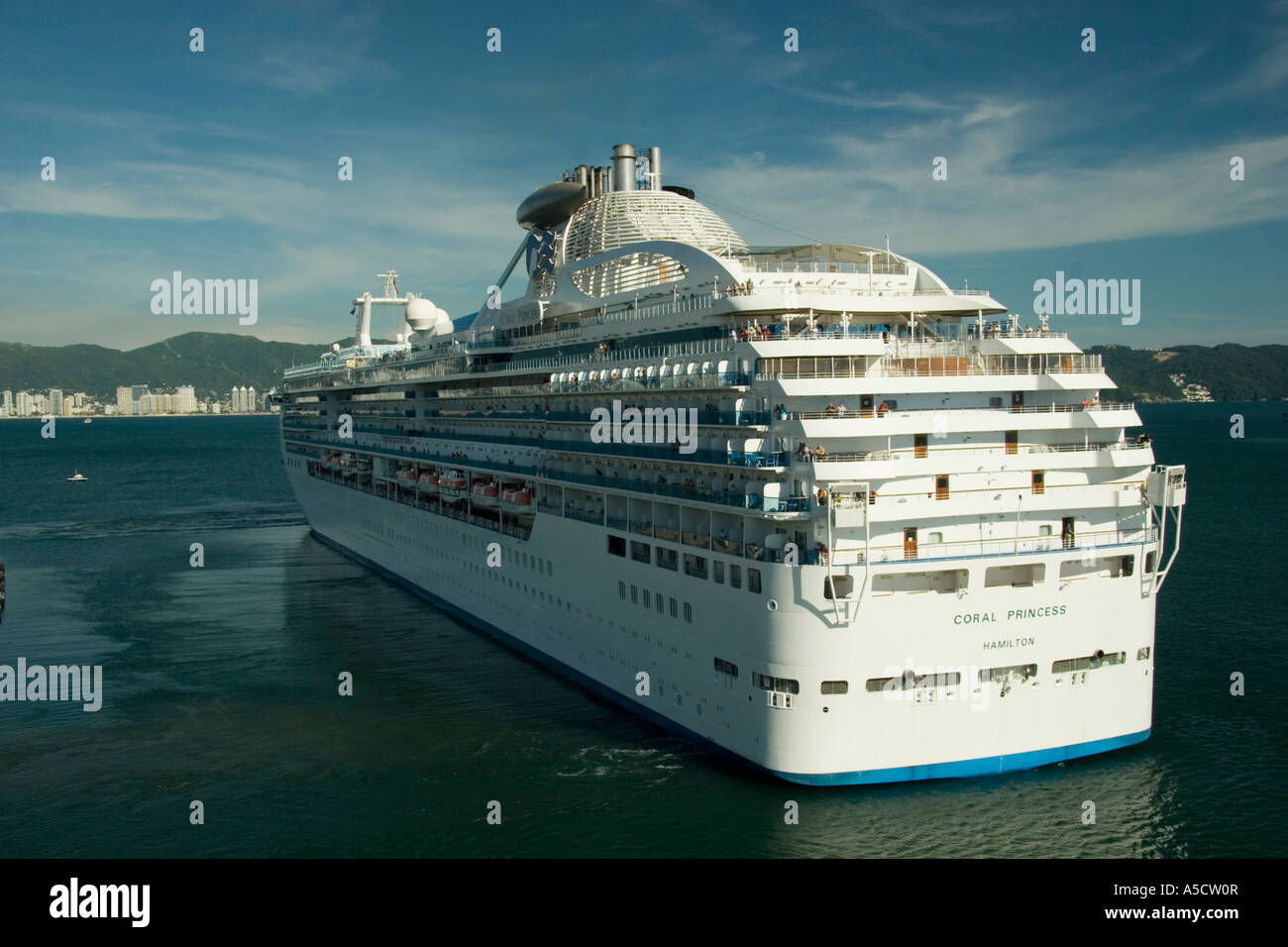 Princess Cruises Coral Princess at the port of Acapulco Stock Photo - Alamy