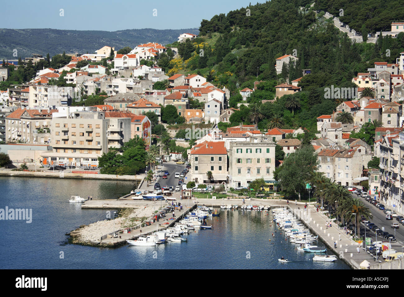 The port city of Split in Croatia Stock Photo - Alamy