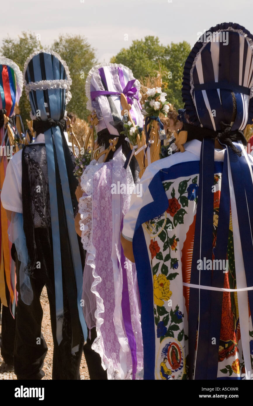 The Matachines dance at El Rancho de las Golondrinas, New Mexico Stock ...