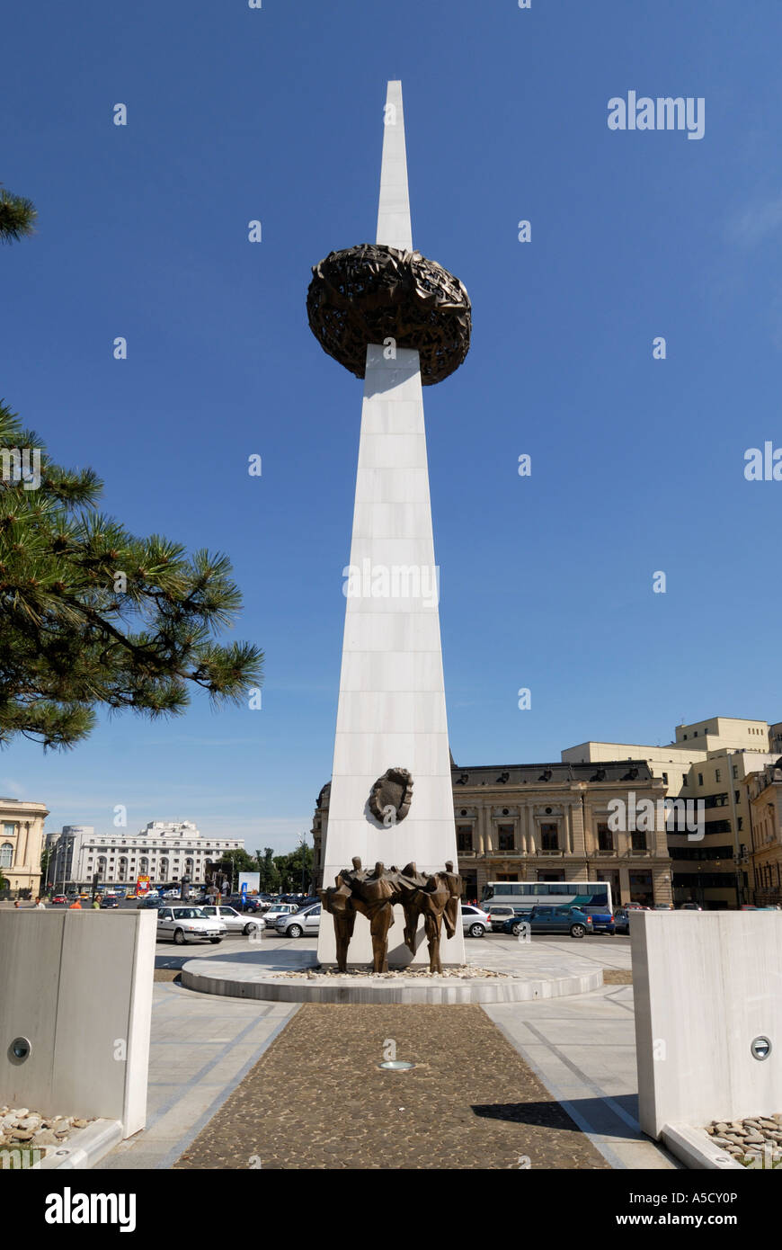 Memorial of Rebirth (Memorialul Renasterii) commemorating the victims ...