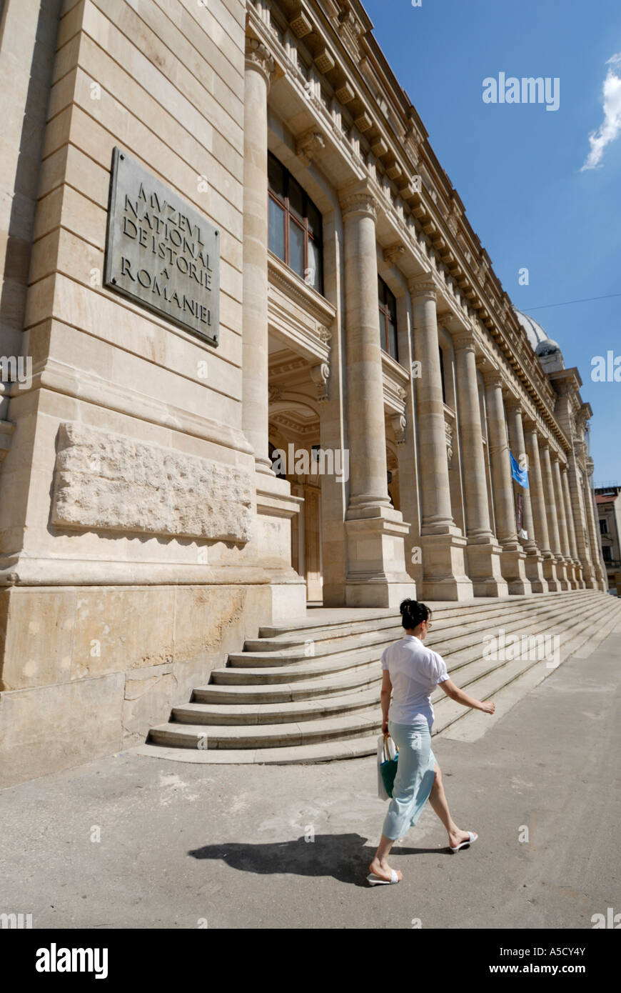 National History Museum, Bucharest Romania Stock Photo - Alamy