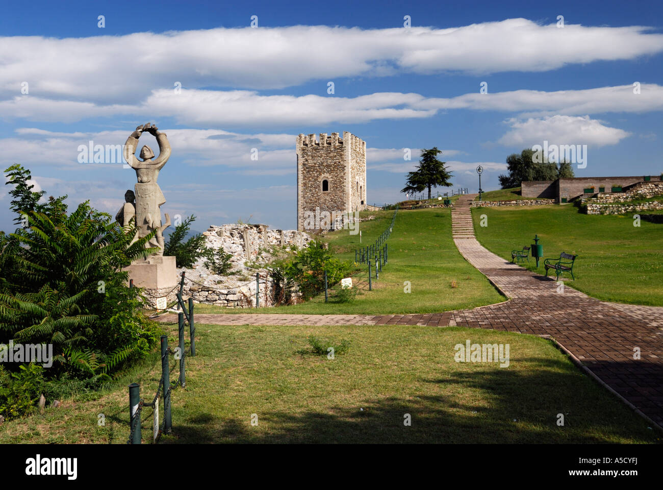 FYROM Republic of Macedonia. SKOPJE Fortress Kale Stock Photo - Alamy
