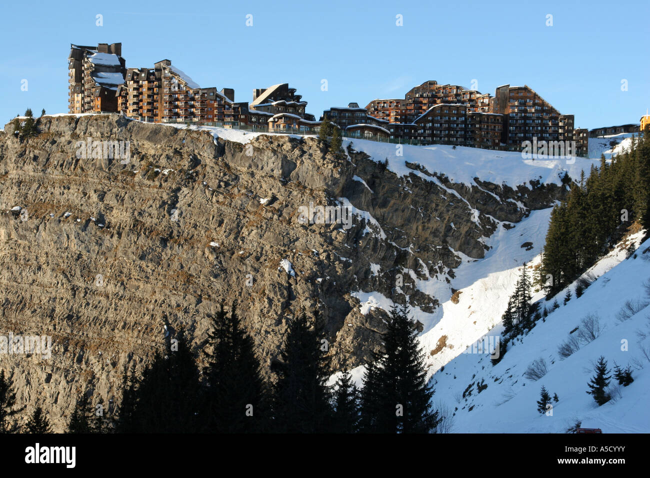 Avoriaz piste pistes hi-res stock photography and images - Alamy