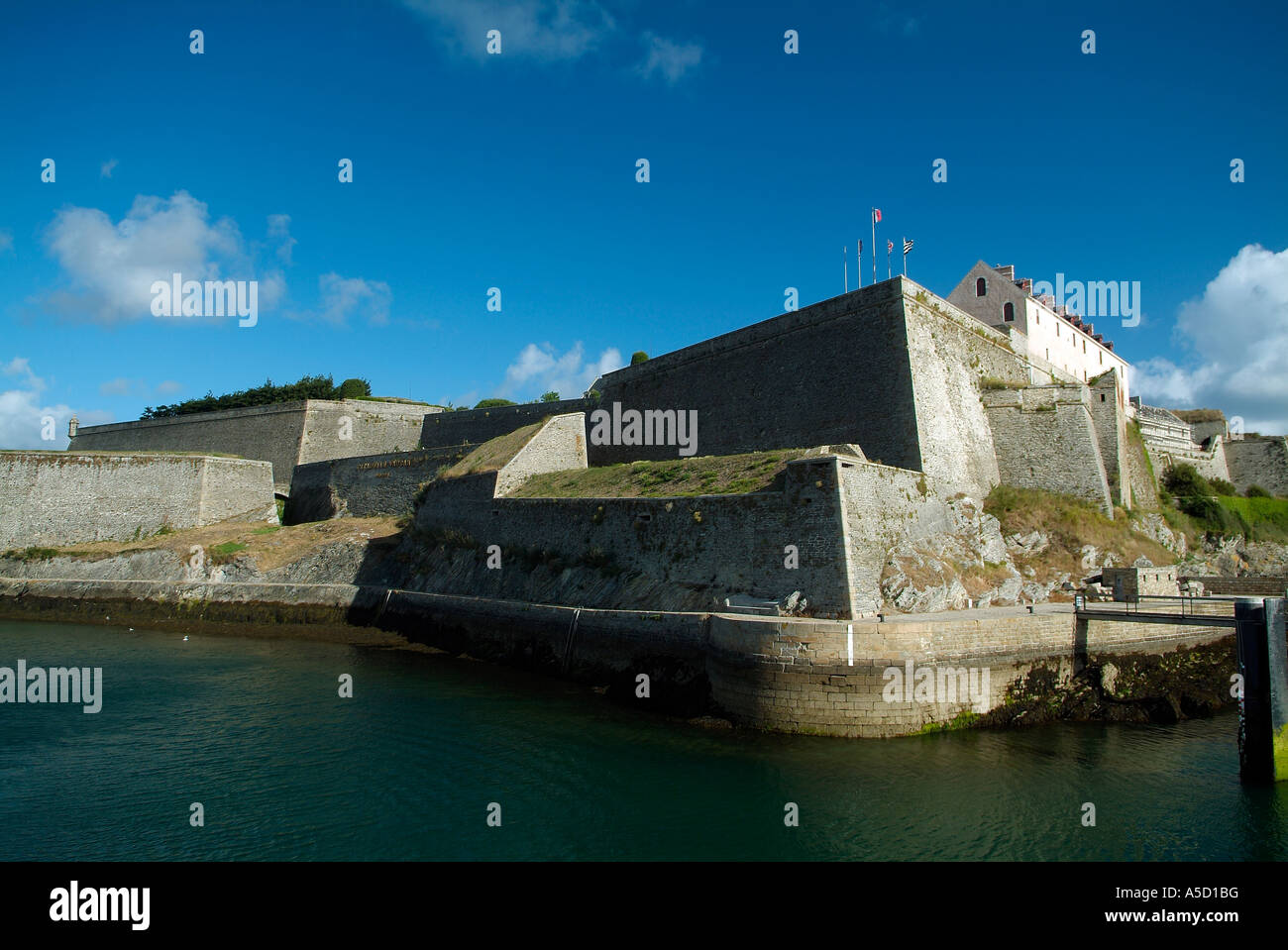 Fortress Vauban in Le Palais harbour, Belle Ile en Mer Stock Photo - Alamy
