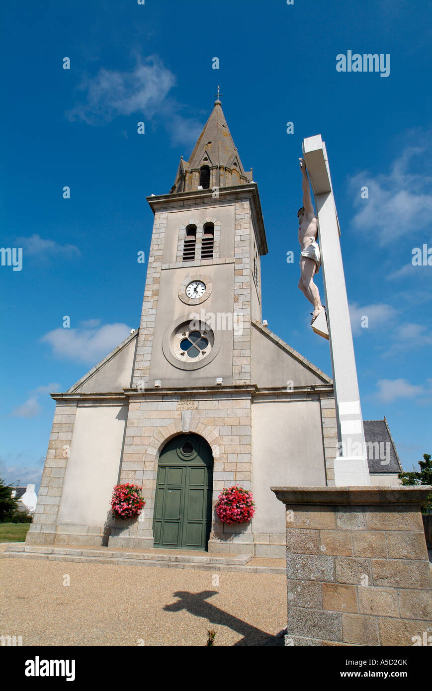 Belle ile en mer church hi-res stock photography and images - Alamy