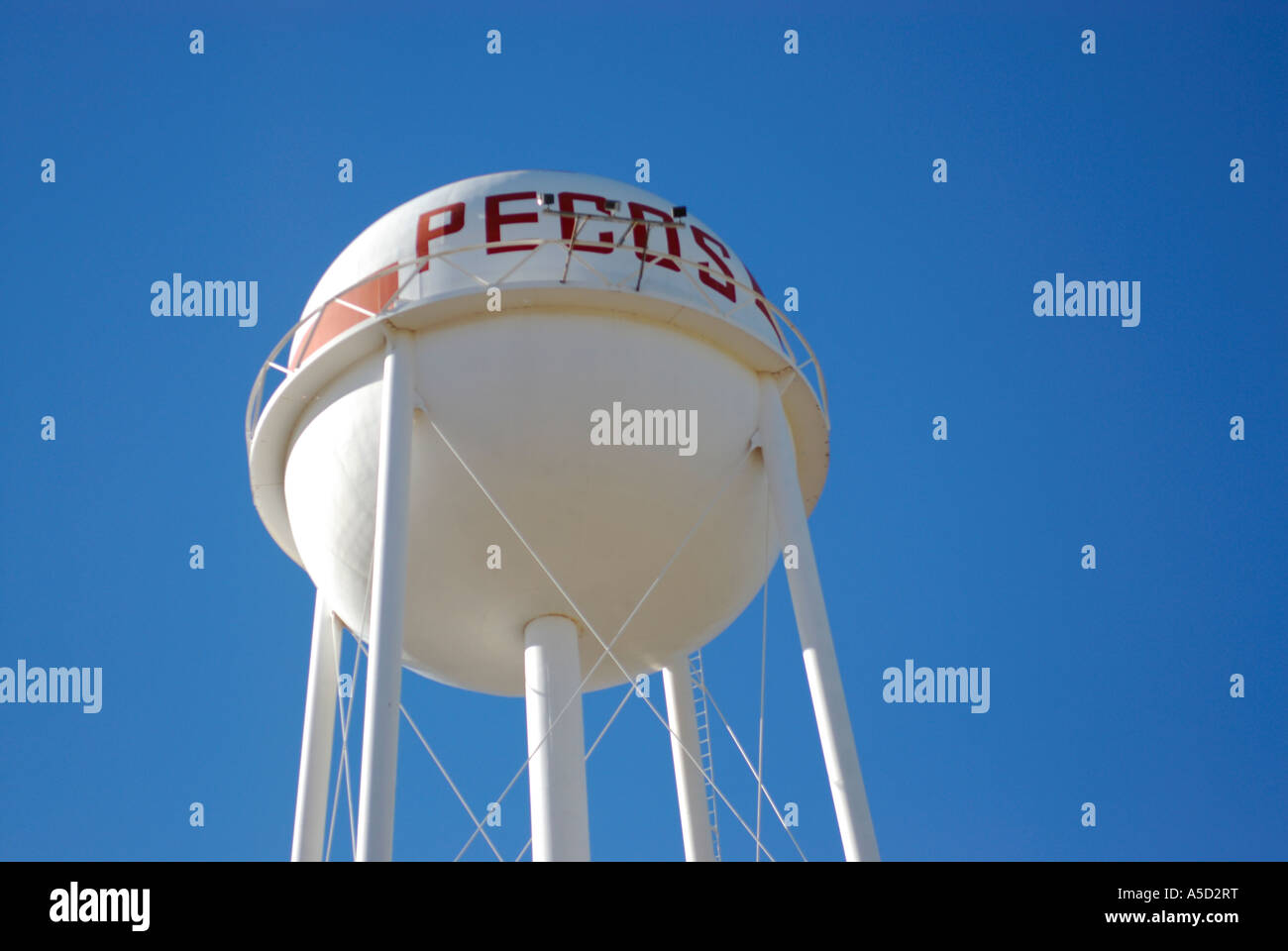 Water tower in Pecos Texas Stock Photo - Alamy