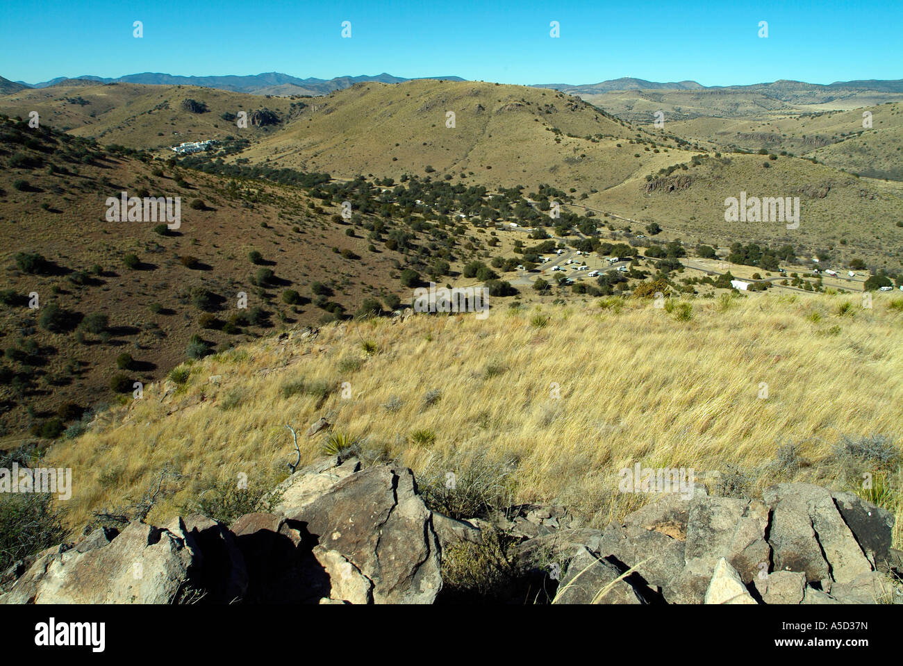 Lodge in the Davis Mountains, Texas Stock Photo - Alamy