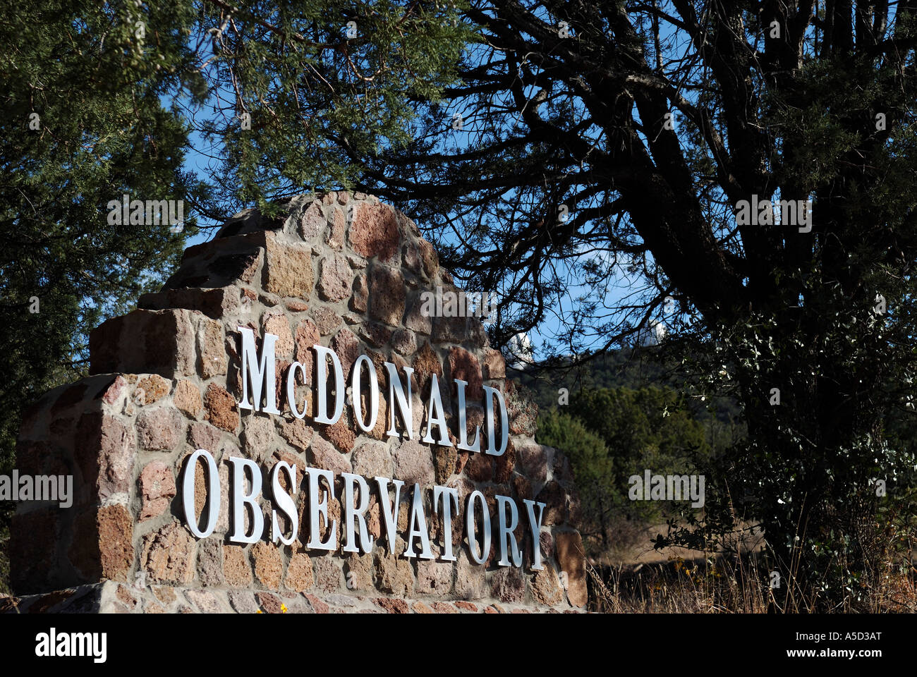 Mac Donald observatory in the Davis Mountains, West Texas Stock Photo ...