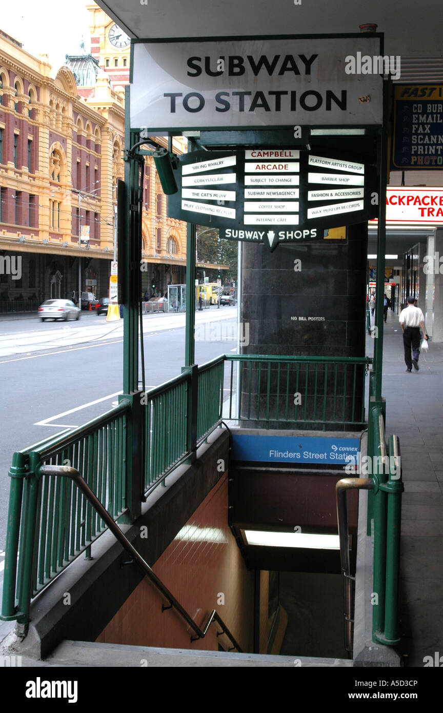 Subway ramp to Train Station Stock Photo - Alamy