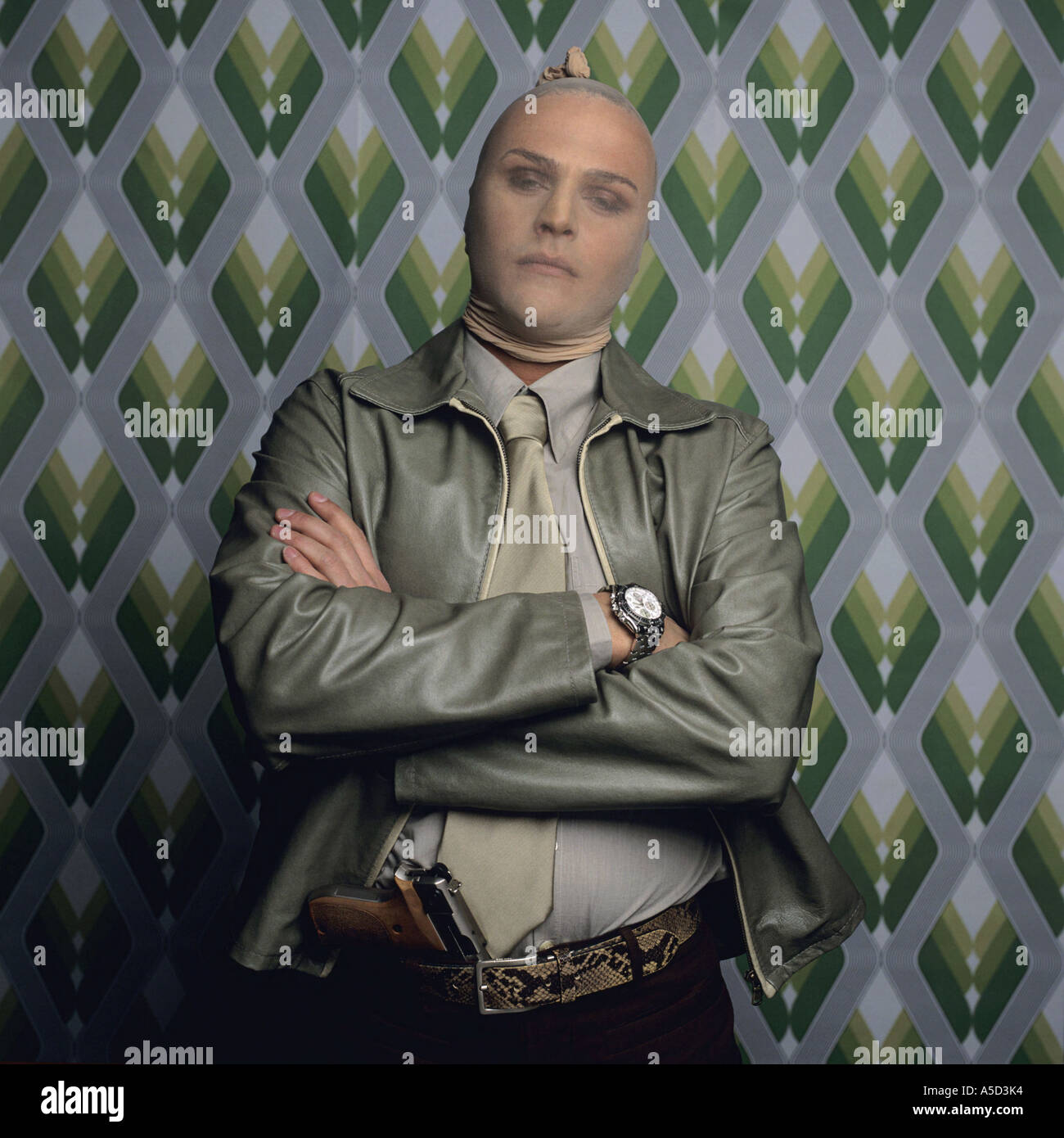 Man masked as bank robber Stock Photo - Alamy