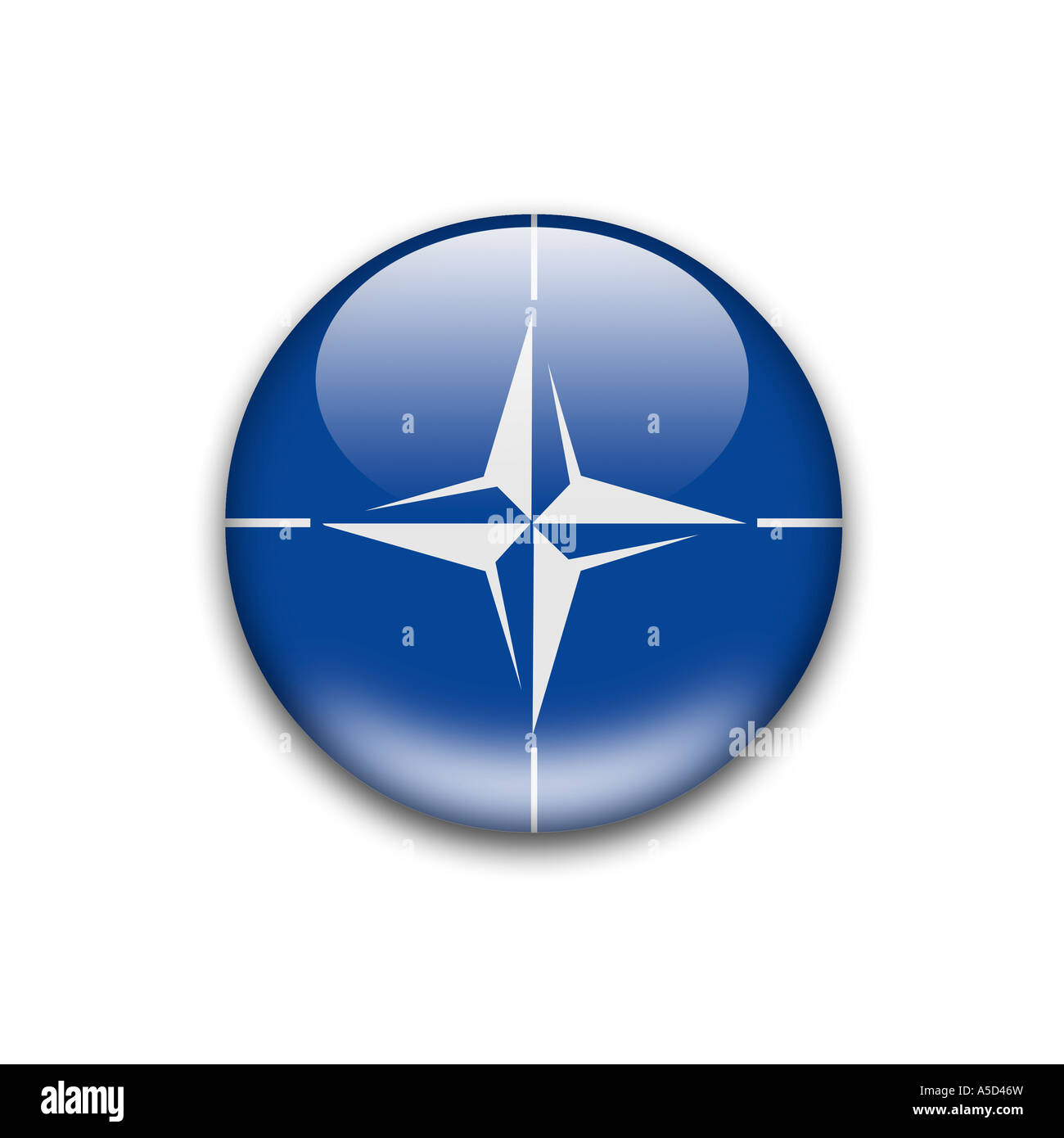 Flag of NATO Stock Photo - Alamy