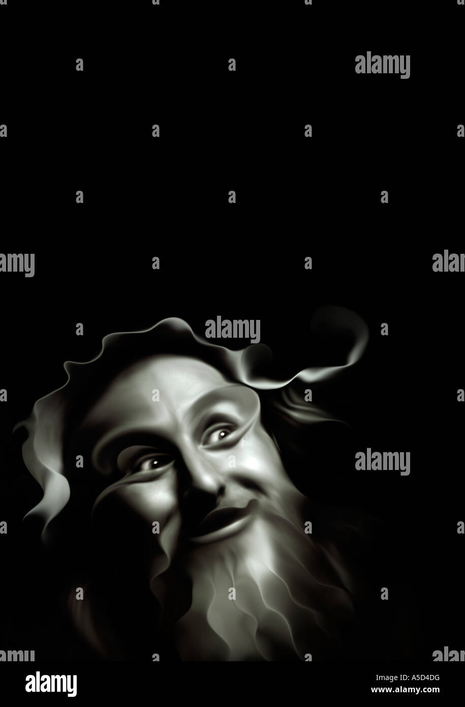 Grotesque face illustration hi-res stock photography and images - Alamy