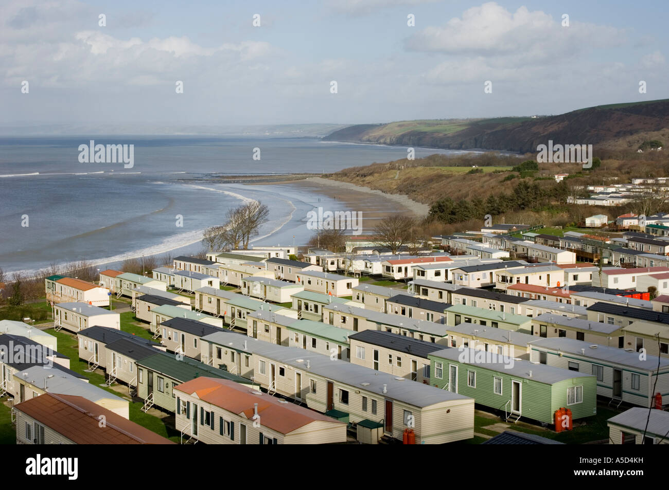 new quay ceredigion static caravan site, on the Cardigan Bay coast ...