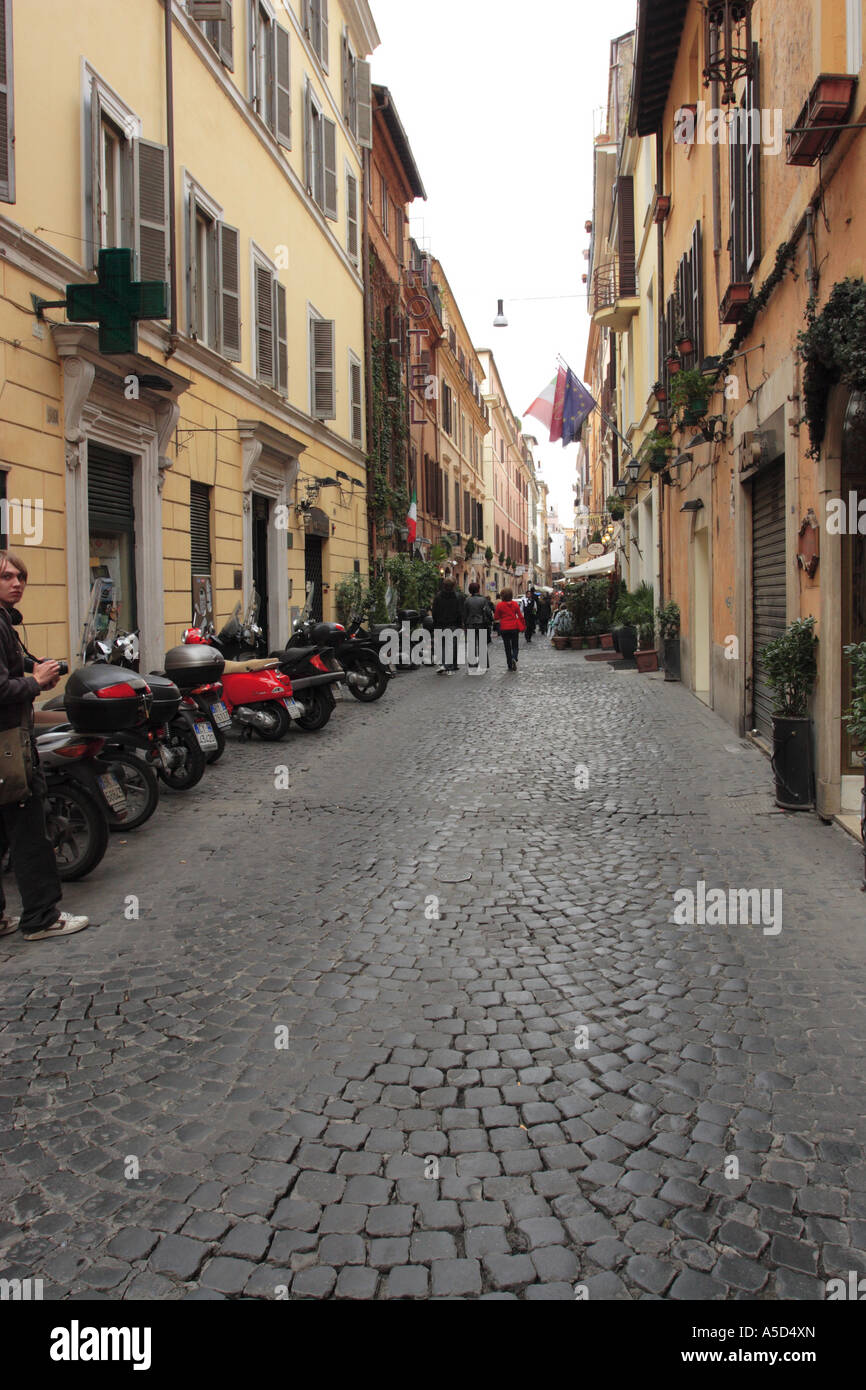 Street Scene, Rome Stock Photo - Alamy