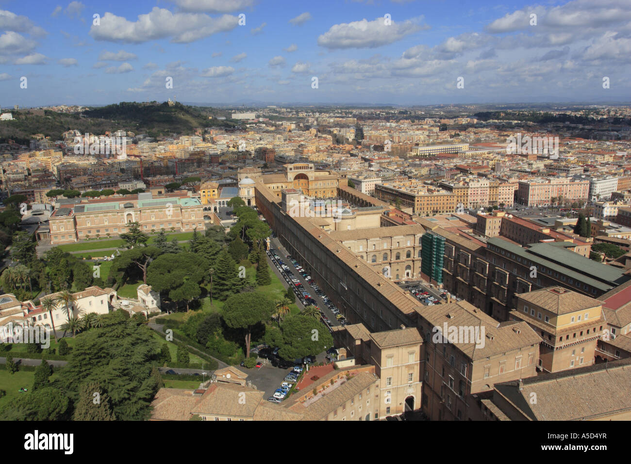 Vatican Gardens & Buildings, Vatican City, Rome Stock Photo - Alamy