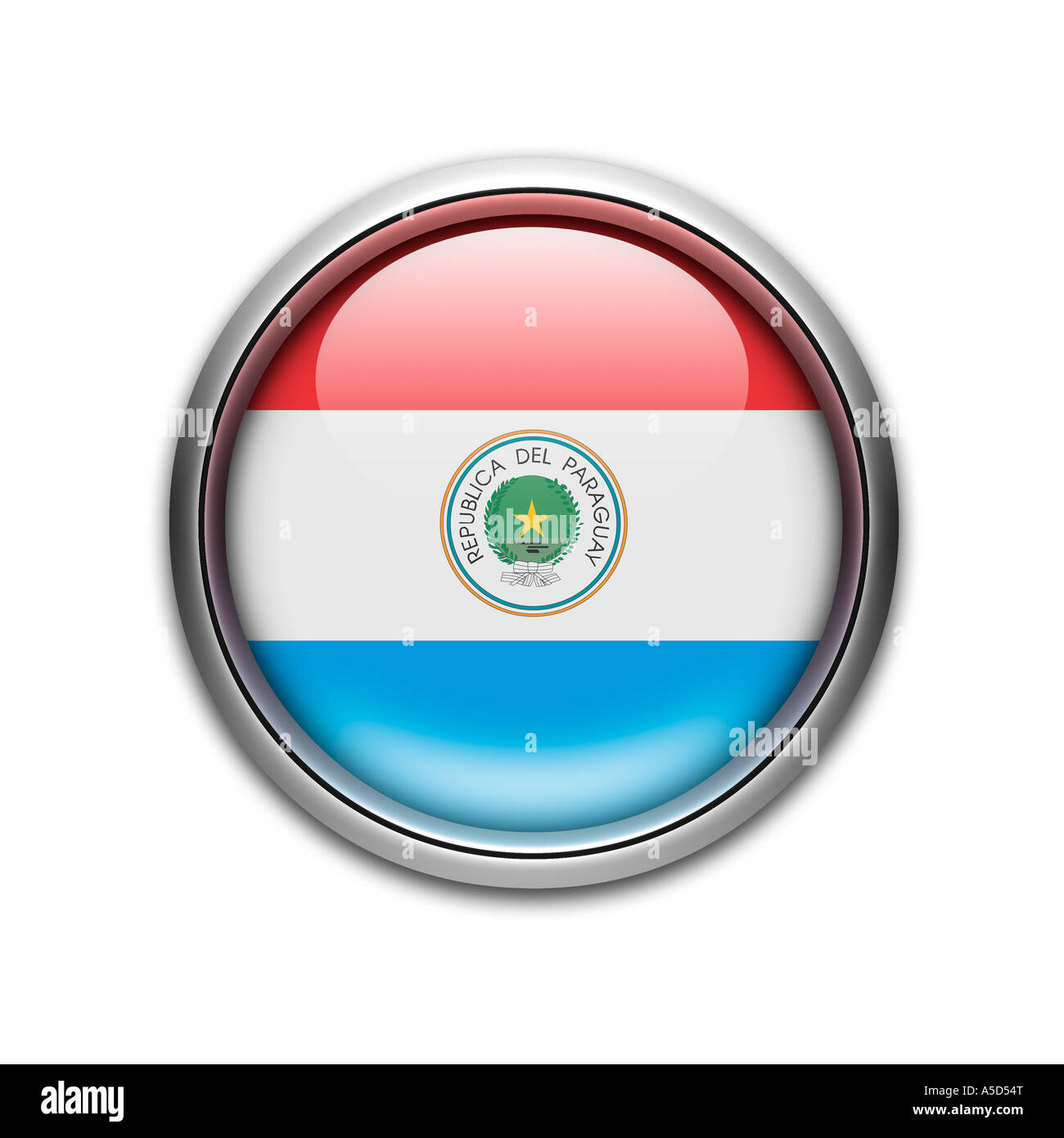 Flag of Paraguay Stock Photo - Alamy