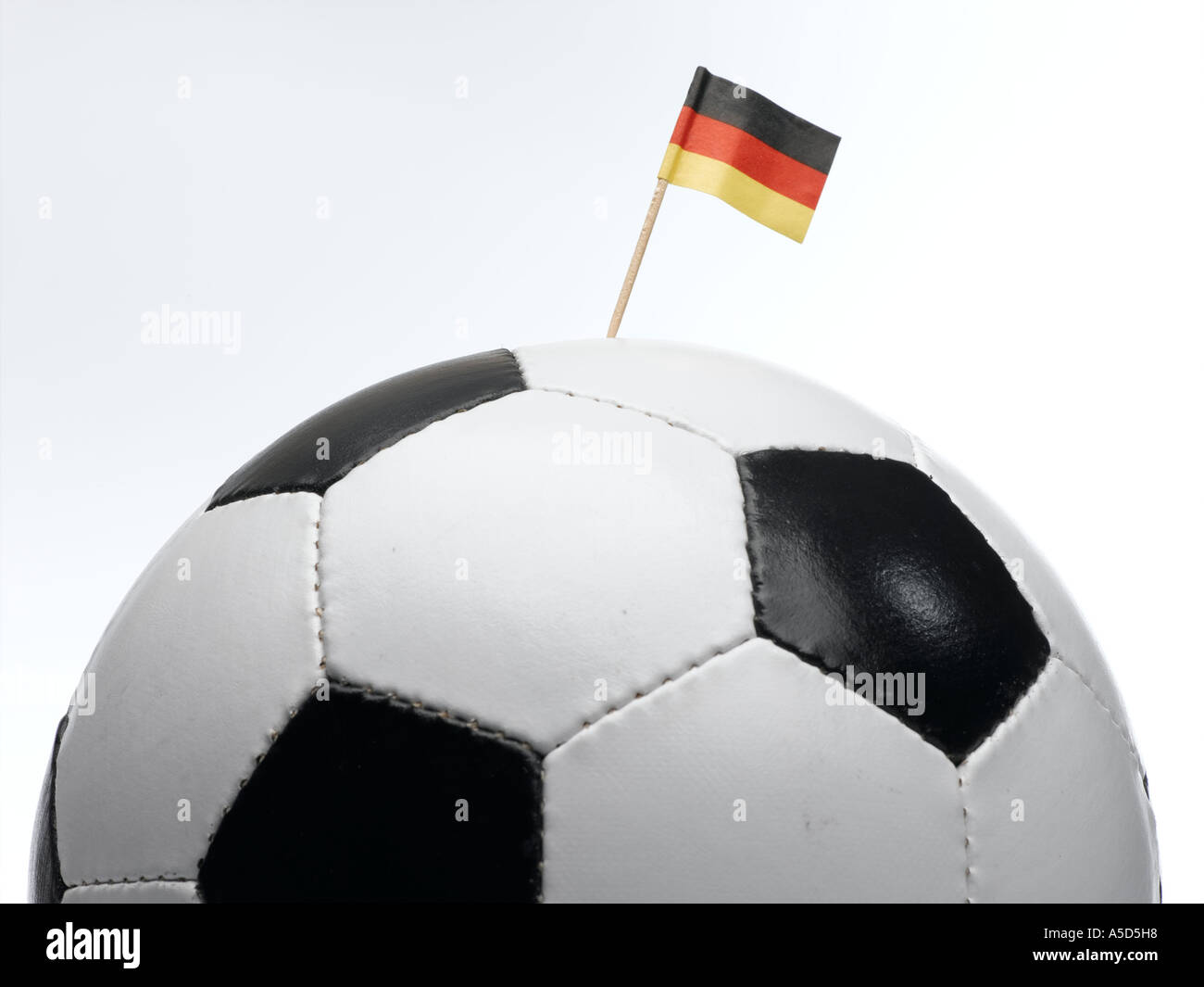 Black and white football with germany flag hi-res stock photography and ...