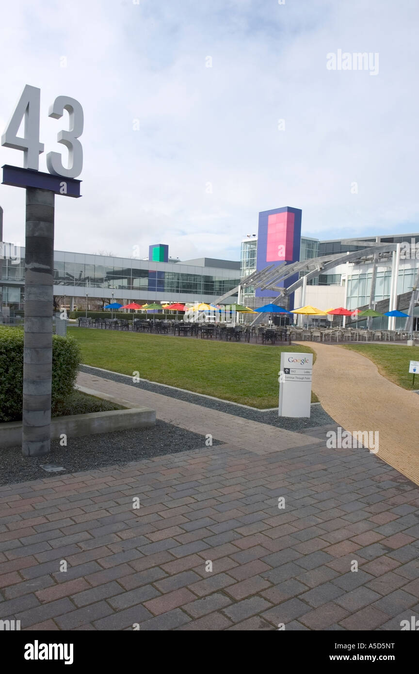 Google Headquarters in Mountain View California, known as the ...
