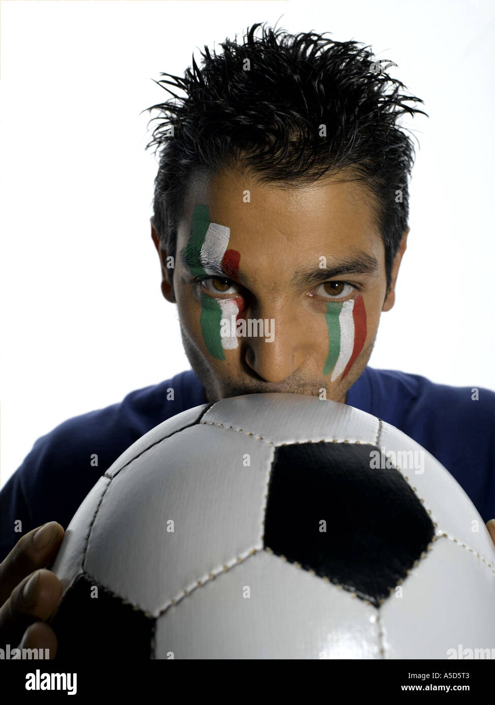 Male italian soccer fan Stock Photo - Alamy