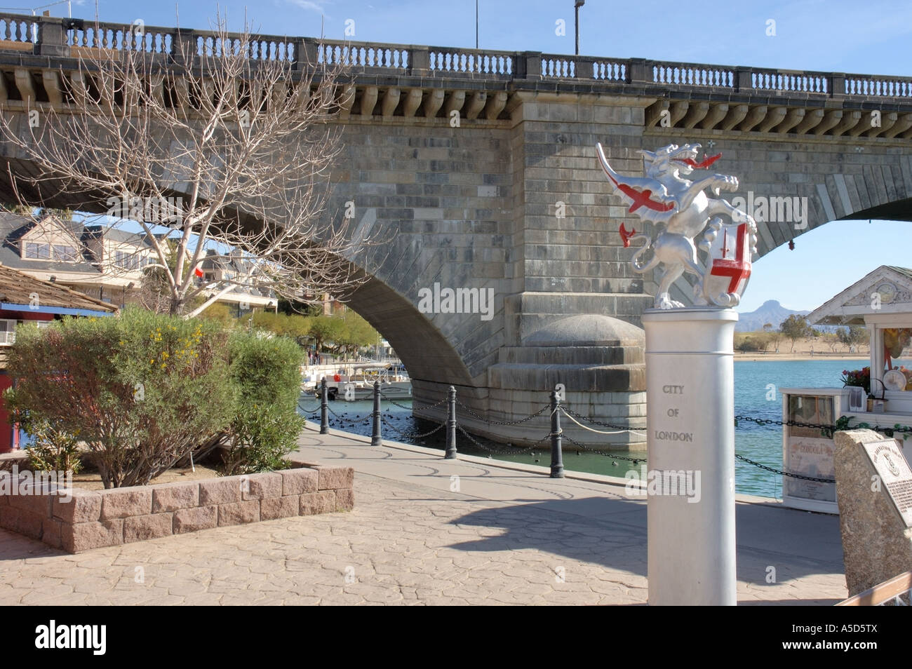 London Bridge, reconstructed at Lake Havasu City, Arizona USA Stock ...