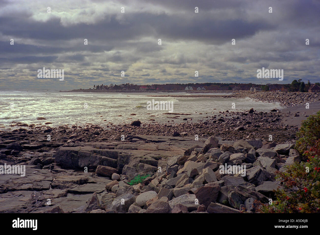 Rocky shoreline north beach hi-res stock photography and images - Alamy