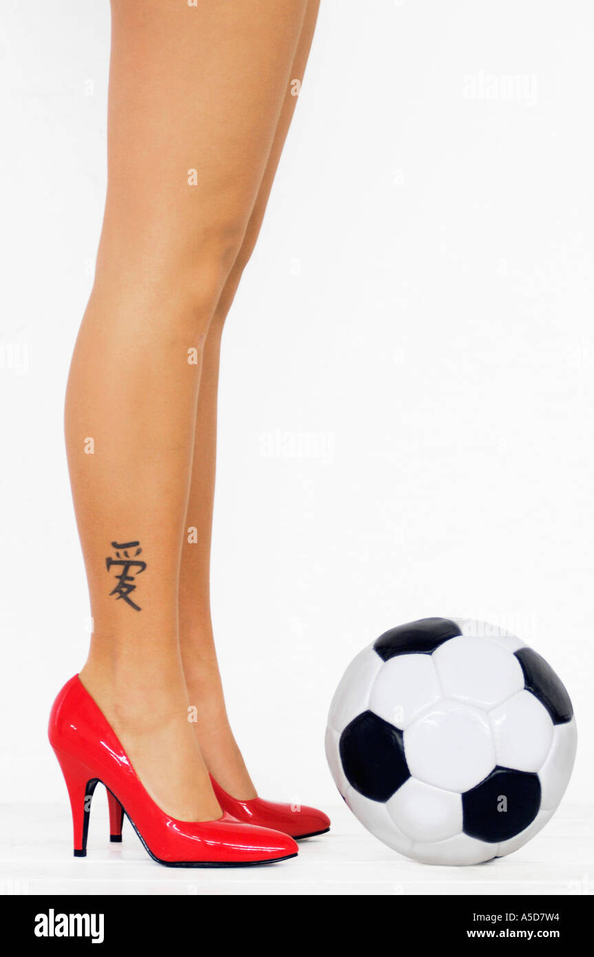 High heel football hi-res stock photography and images - Alamy