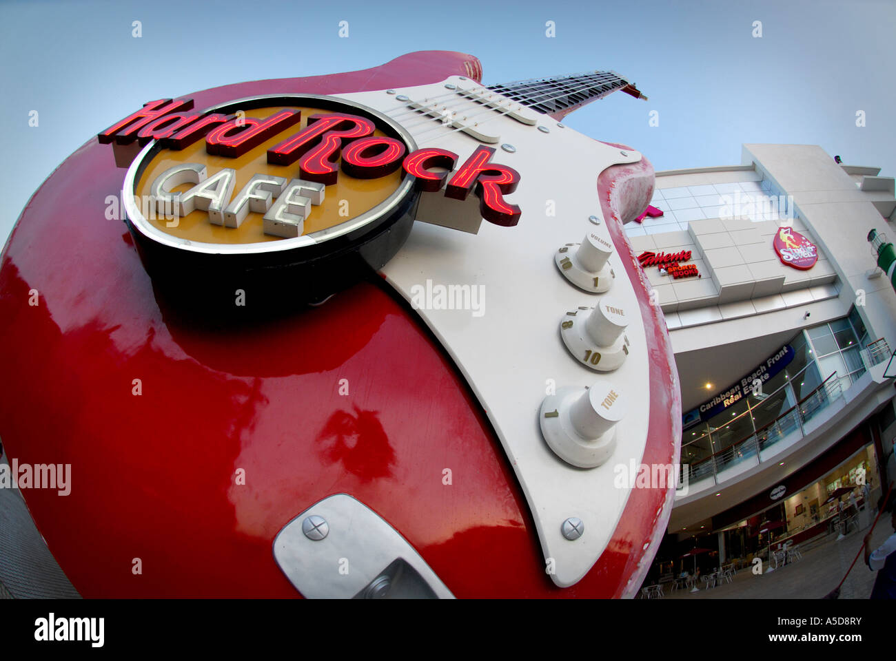 Hard Rock Cafe Cancun Yucatan peninsular Mexico Stock Photo - Alamy
