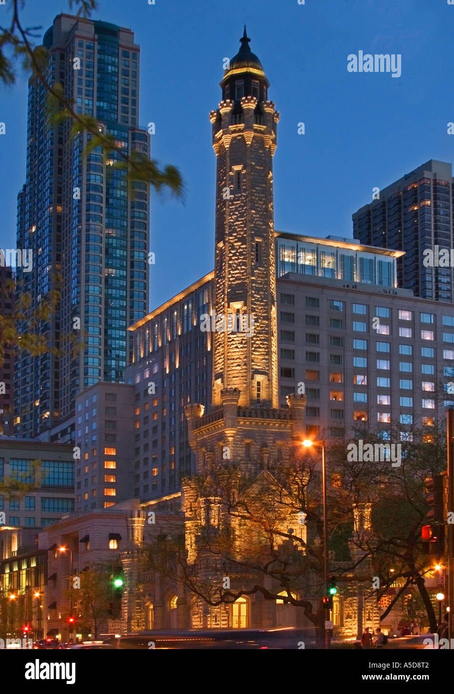 Chicago Water Tower Stock Photo - Alamy