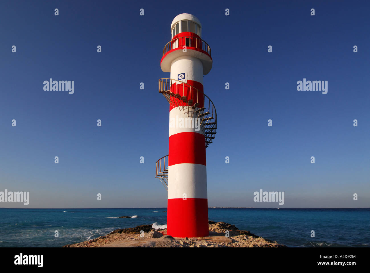Mexico punta cancun lighthouse hi-res stock photography and images - Alamy