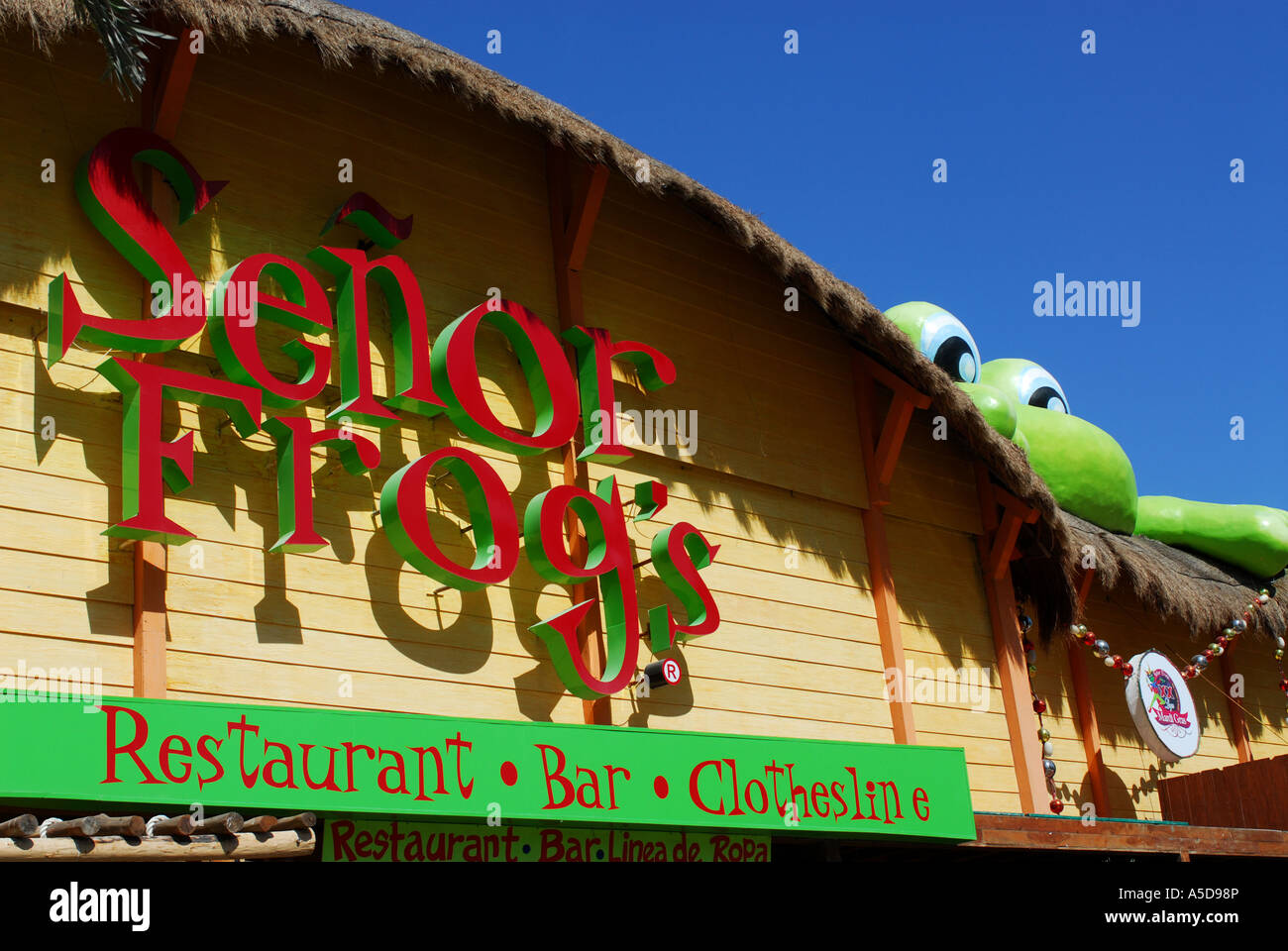 Senor Frogs famous bar restaurant Cancun Yucatan peninsular Mexico ...