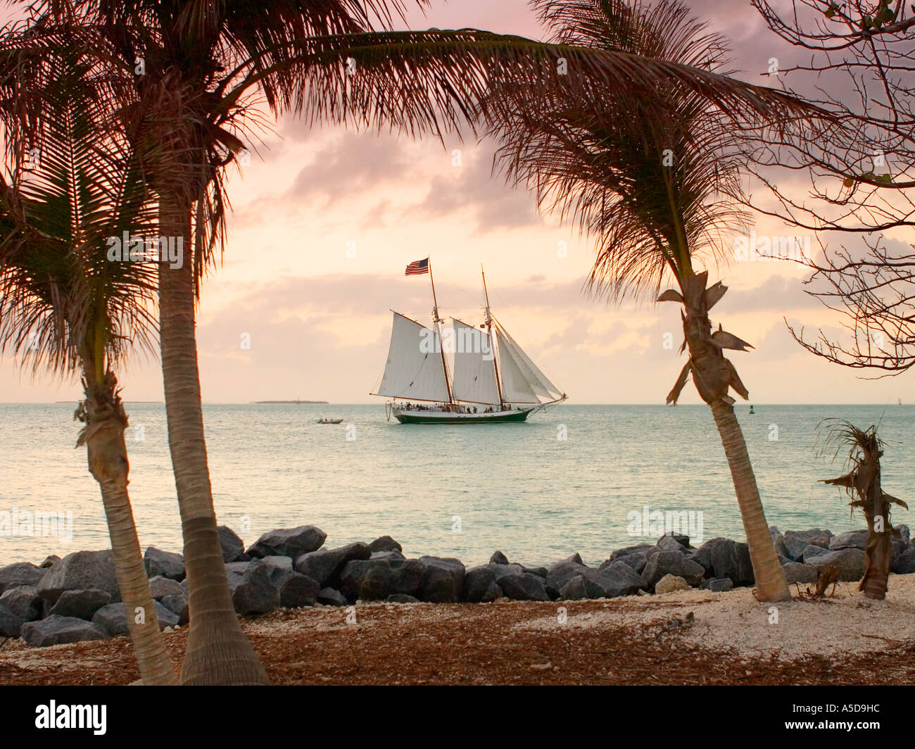 A schooner in Key West Florida Stock Photo - Alamy