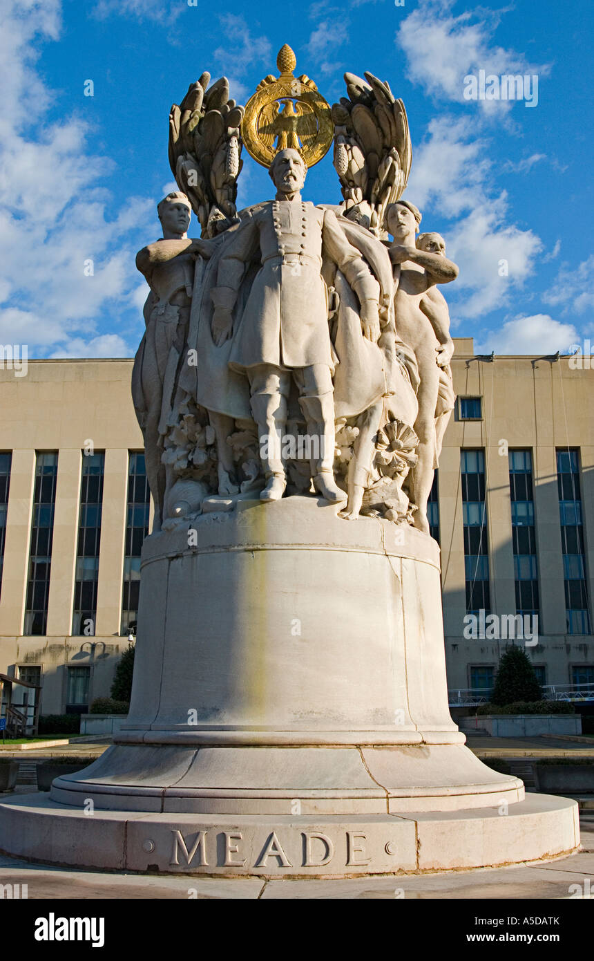 Meade Memorial in Washington DC USA Stock Photo - Alamy