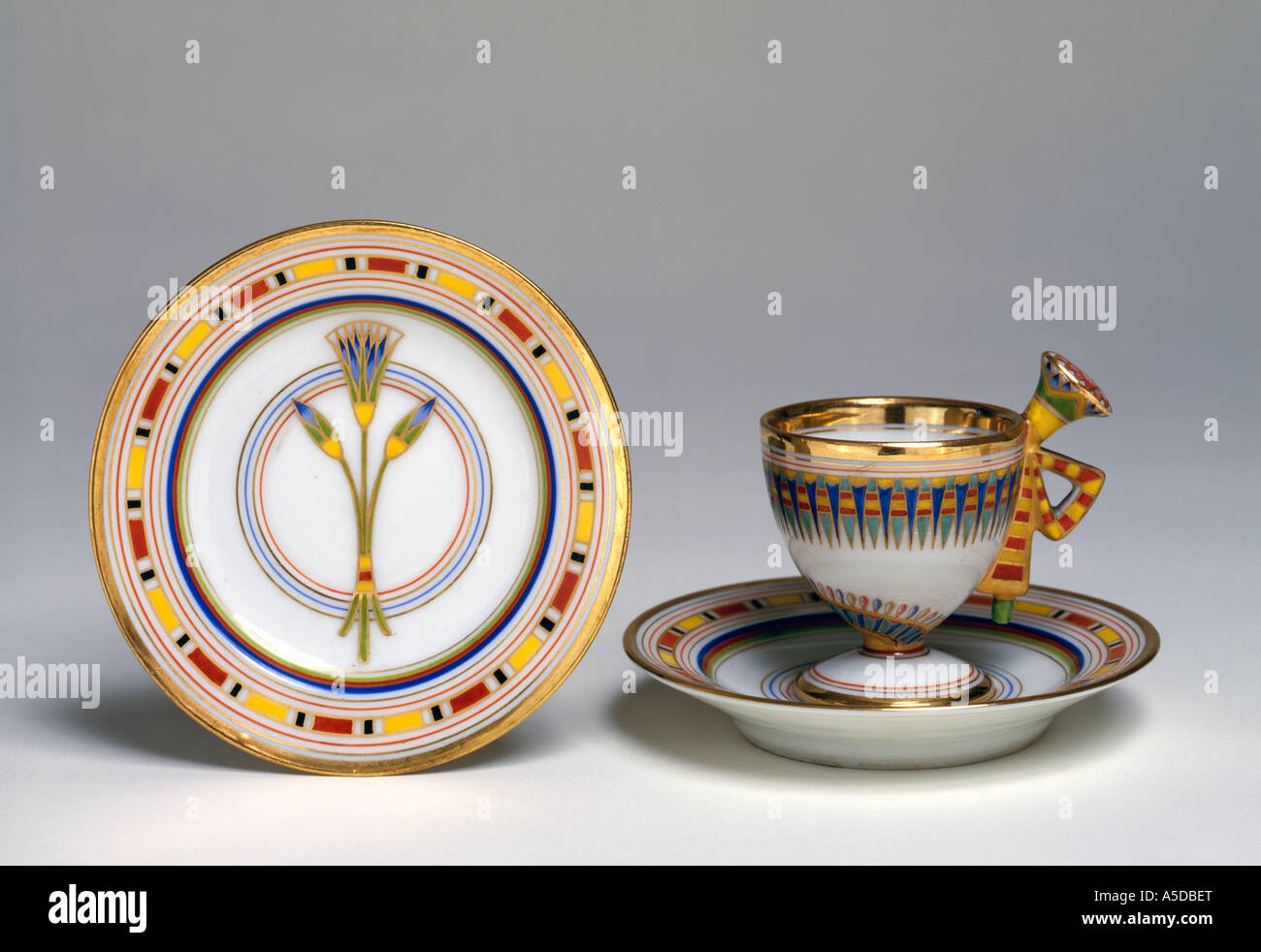 Demitasse cup and saucer Stock Photo - Alamy