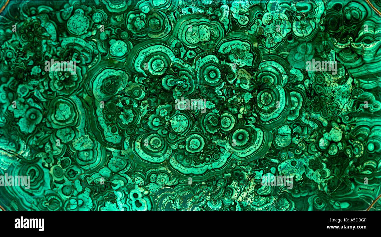 Closeup of malachite Stock Photo - Alamy