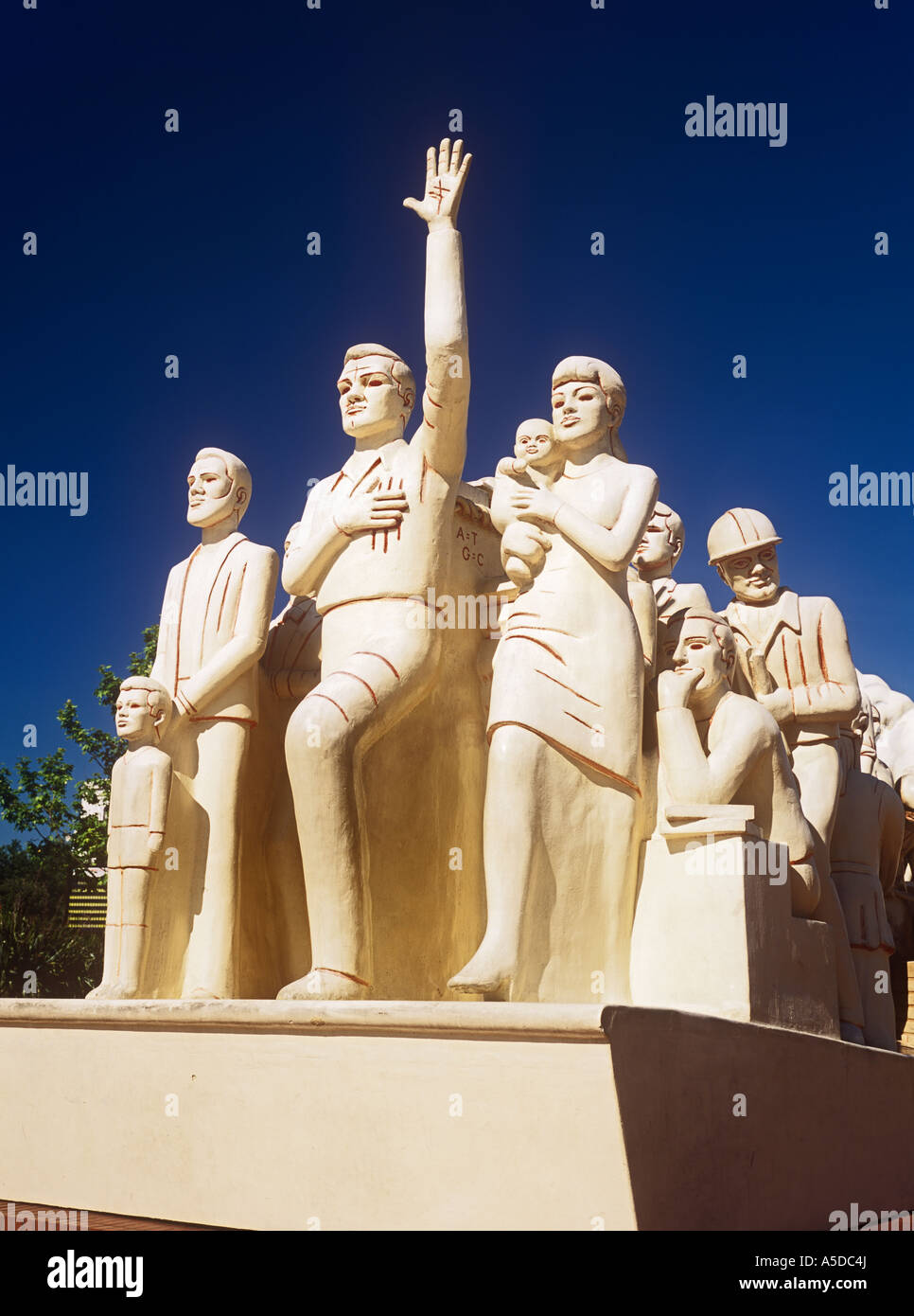 FORWARD Monument Centenary Square Birmingham UK Stock Photo - Alamy