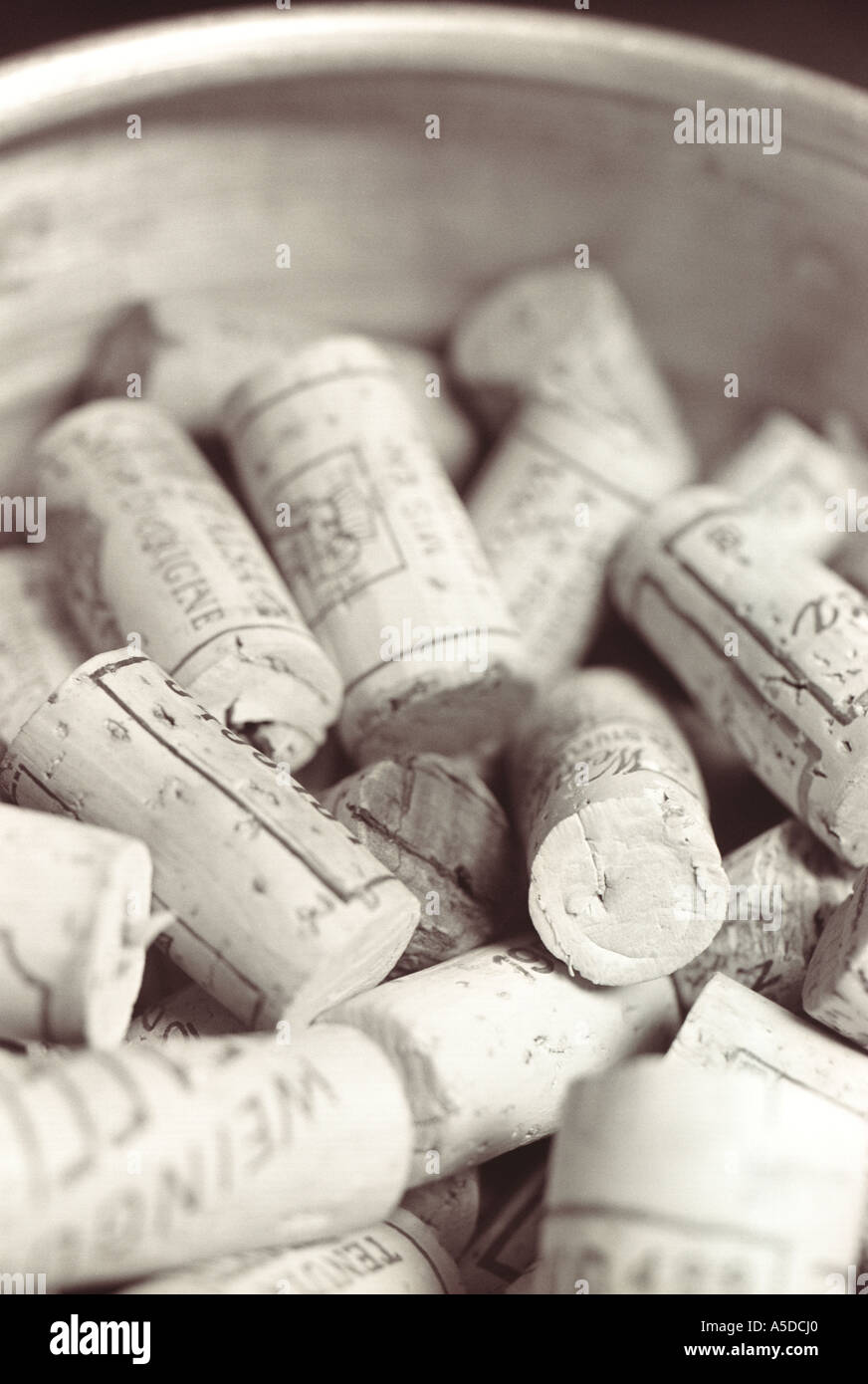 Bowl of corks hi-res stock photography and images - Alamy