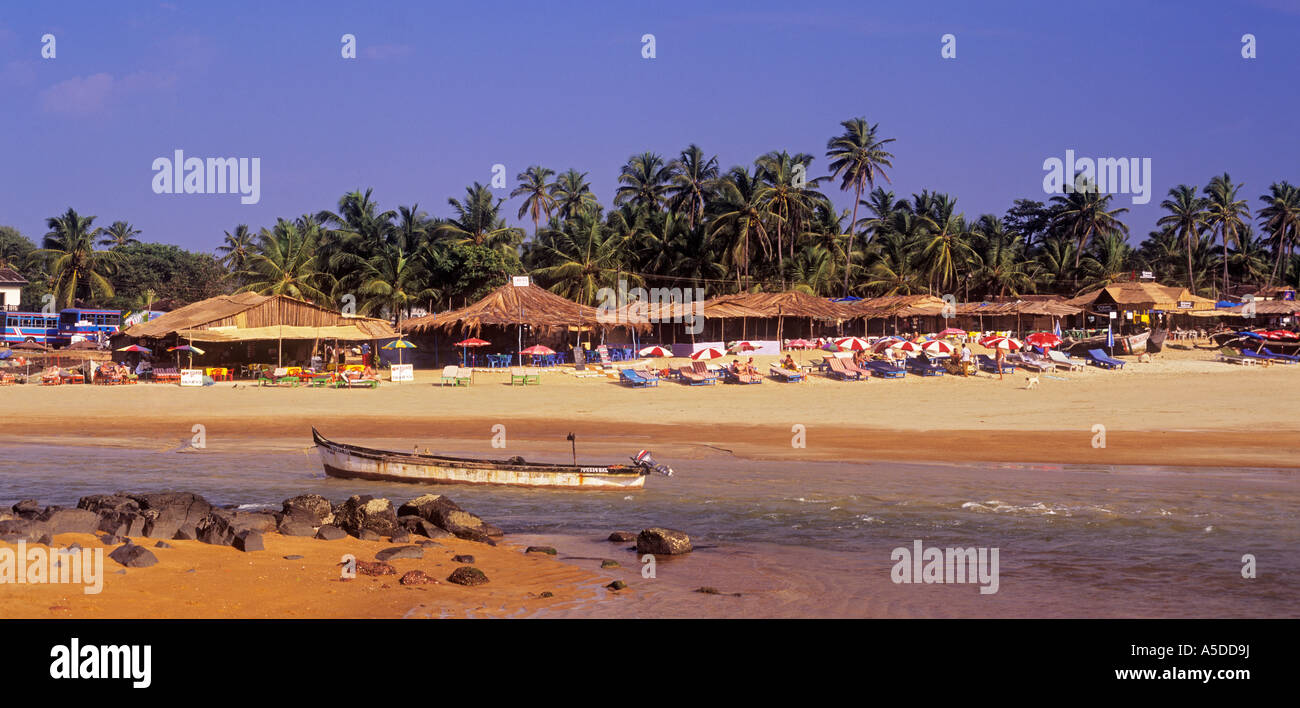 Baga Beach Bardez Goa India Stock Photo - Alamy