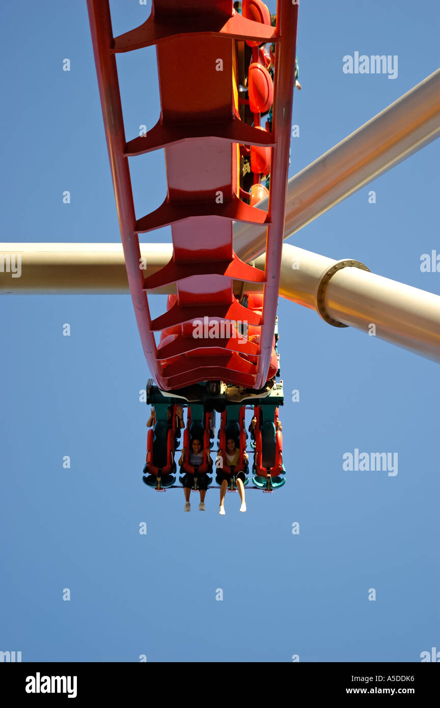 Silver Bullet Rollercoaster Ride. Knott's Berry Farm Theme Park ...