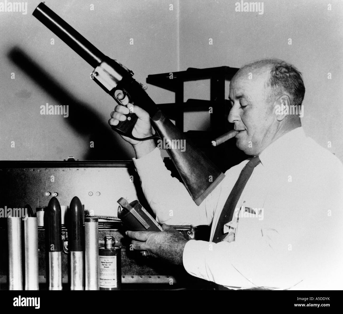 Historic photograph of southern sheriff with weapons Stock Photo - Alamy