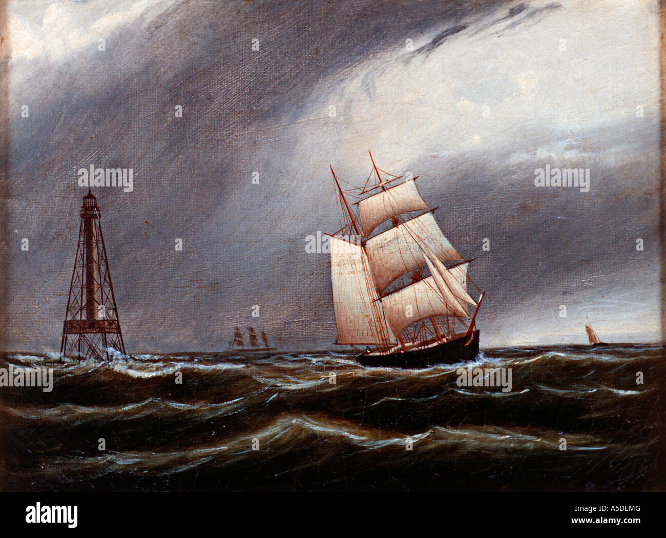 Painting sailing ship hi-res stock photography and images - Alamy